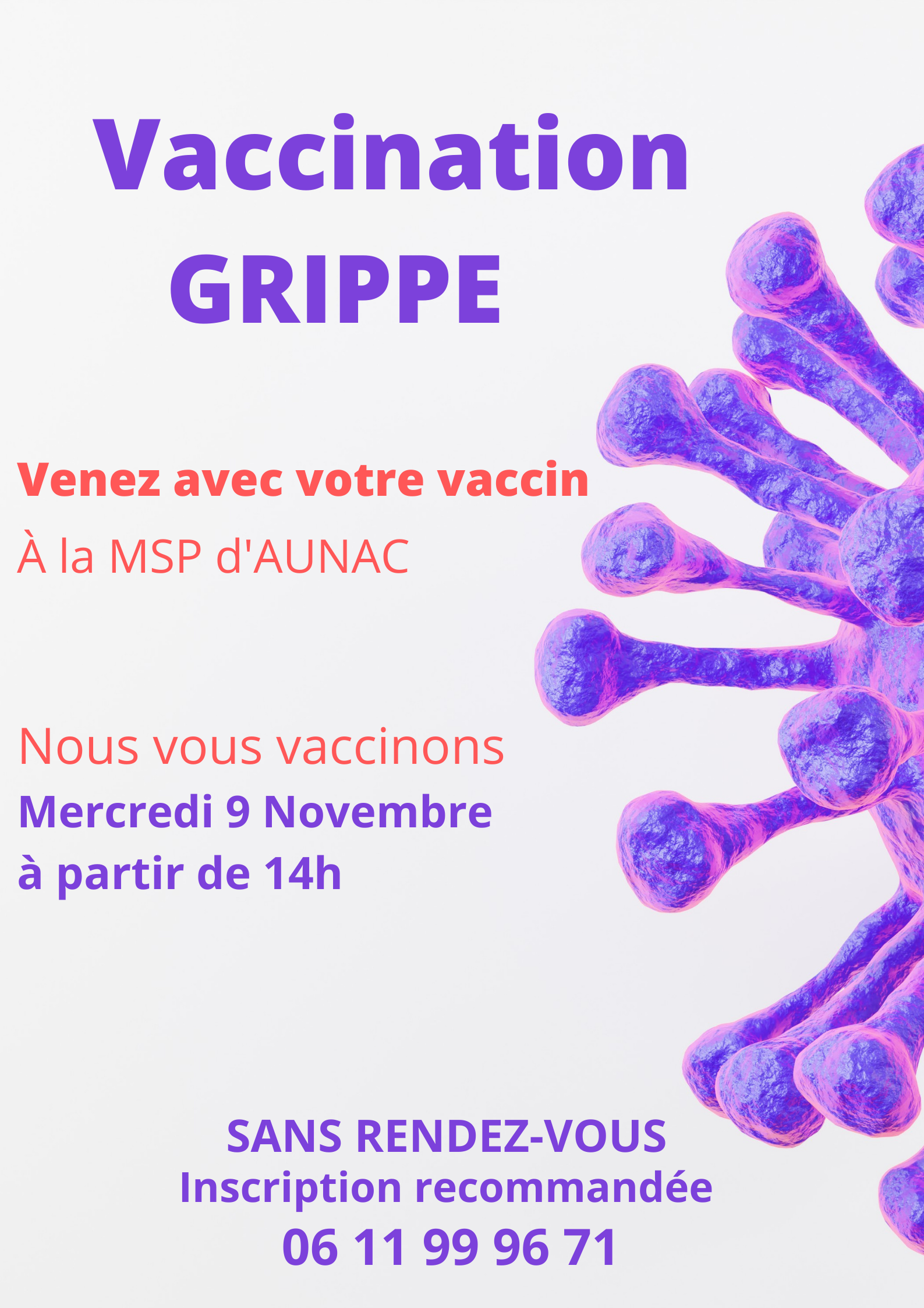 Vaccination contre la grippe | Nos actions | Pôle de Santé ...